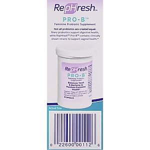 Rephresh Pro-B Probiotic Supplement for Women, 30 Oral Capsules