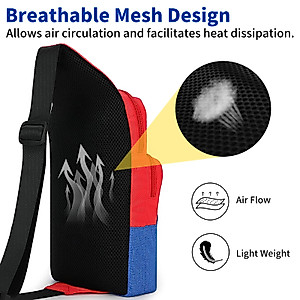 THRCIFLO Portable Crossbody Travel Bag, Cute Shoulder Bag Backpack, Durable Carrying Sling Bag for Game Accessories Storage