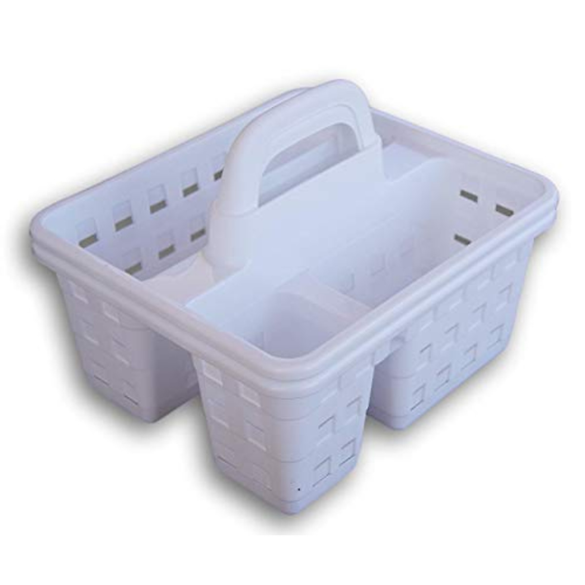 Craft Supply Small Utility Shower Caddy Tote - White - 2 Pack