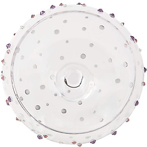 Pavilion Gift Company Amethyst Purple Gem Stones-February Birthday 24 Oz Stemmed Wine Glass