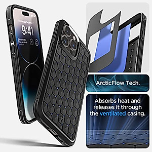 Spigen Cryo Armor Designed for iPhone 14 Pro Max Case (2022) - Matte Black