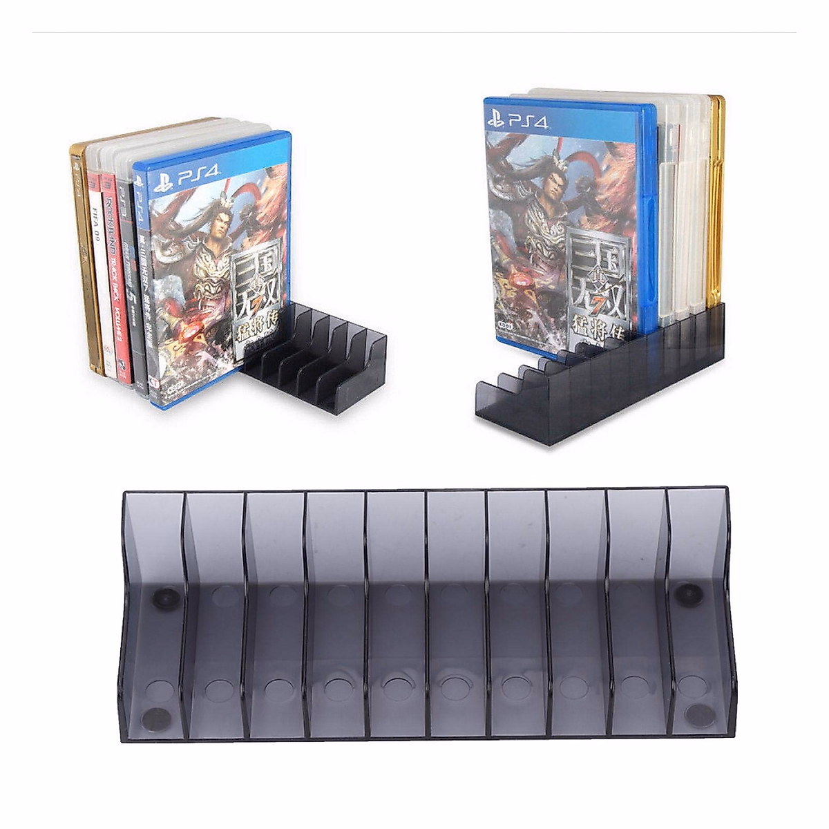 Lightweight Durable Game Card Holder, Professional ABS Game Card Storage, Portable for PS4 Slim/PRO