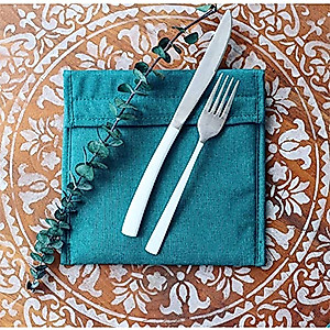 Reusable 2 Pack | Foil Insulated Bag | Burrito, Snack & Sandwich | Eco-Friendly To-Go Bag | Food Wrap | Kids & Adults Velcro Close Canvas | Food Storage Organizer | Zero Waste