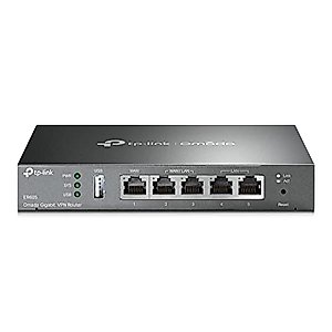 TP-Link ER605 V2 Wired Gigabit VPN Router | Up to 3 WAN Ethernet Ports + 1 USB WAN | SPI Firewall SMB Router | Omada SDN Integrated | Load Balance | Lightning Protection