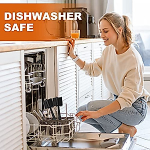 Meat Chopper, Heat Resistant Meat Masher for Ground Beef, Hamburger Meat, 5 Curve Blade Hamburger Chopper, Ground Meat Smasher Ground Beef Chopper, Mix and Chop Kitchen Tool & Meat Browning Utensil