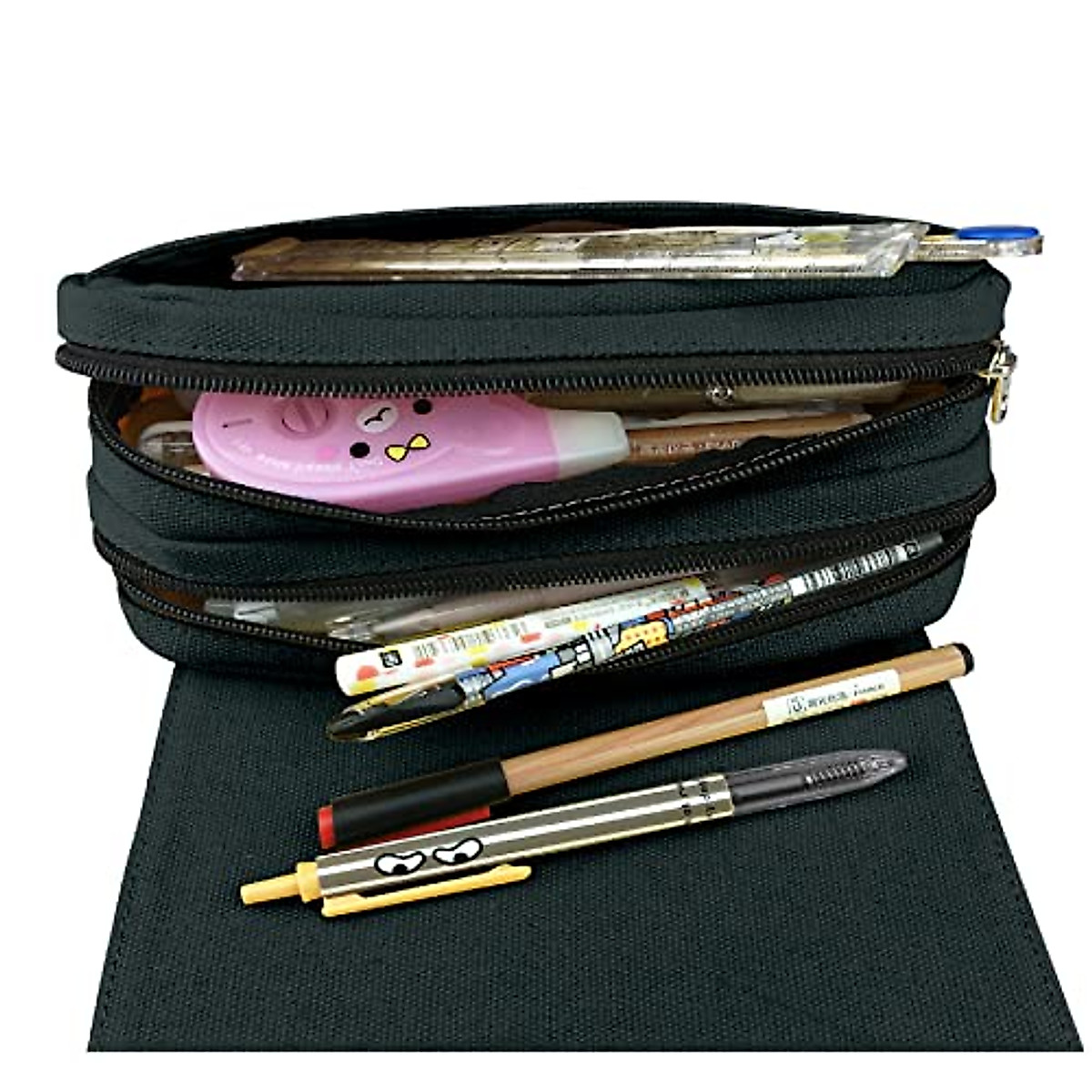 My Hero Academia Pencil Bags MHA Canvas Pen Bag Kids School Large Capacity Pen Pouch Portable Cosmetic Bag