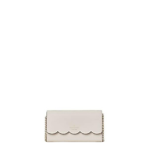 Kate Spade New York Gemma Wallet on a Chain Shoulder Bag (Parchment)