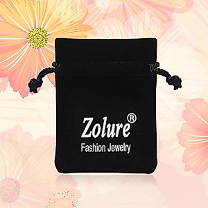 Zolure 18g 20g 22g Nose Rings Nose Studs Surgical Stainless Steel Screw L Shaped Pin Bone Nose Nostrial Piercing Jewerly for Women Men