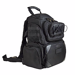 3S Tactical Range Backpack Bag for Gun and Ammo with Pistol Case Shooting Bag