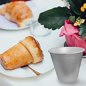 Good news 12 Pieces Pudding Molds for Baking Single Muffin Tin Cupcake Tin Ramekins Cups Nonstick Souffle Darioles Mould Aluminum,3.15 inch Height