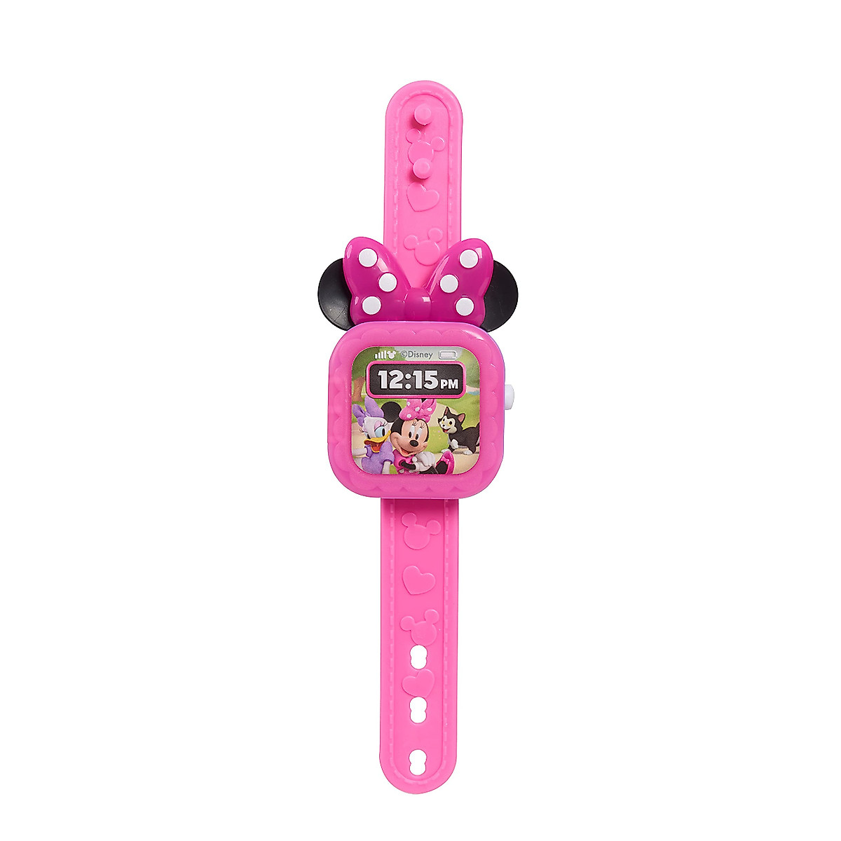 Disney Junior Minnie Mouse Play Smart Watch with Lights and Sounds, 3-pieces, Pretend Play, Kids Toys for Ages 3 Up by Just Play