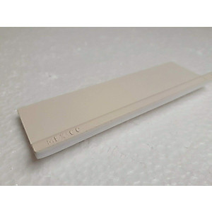 Bright White Arctic 2x6 in Ceramic Tile Mud Cap Bullnose Trim Edge 2 x 6 inch Mudcap Daltile Color 0190 Box 5 Piece