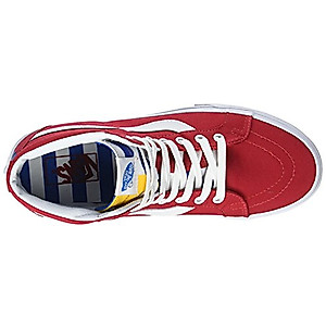Vans Unisex SK8-Hi Reissue (1966) Mens Skateboarding-Shoes VN-A2XSBMXE, Red/Blue, US Men 4