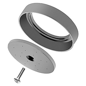 JZBRAIN Commercial Rinse Unit Sprayer Valve Repair Kit 1.42 GPM High Pressure Spray Face Bumper and Screw Replacement Part for Commercial Kitchen Sprayer Head - Grey