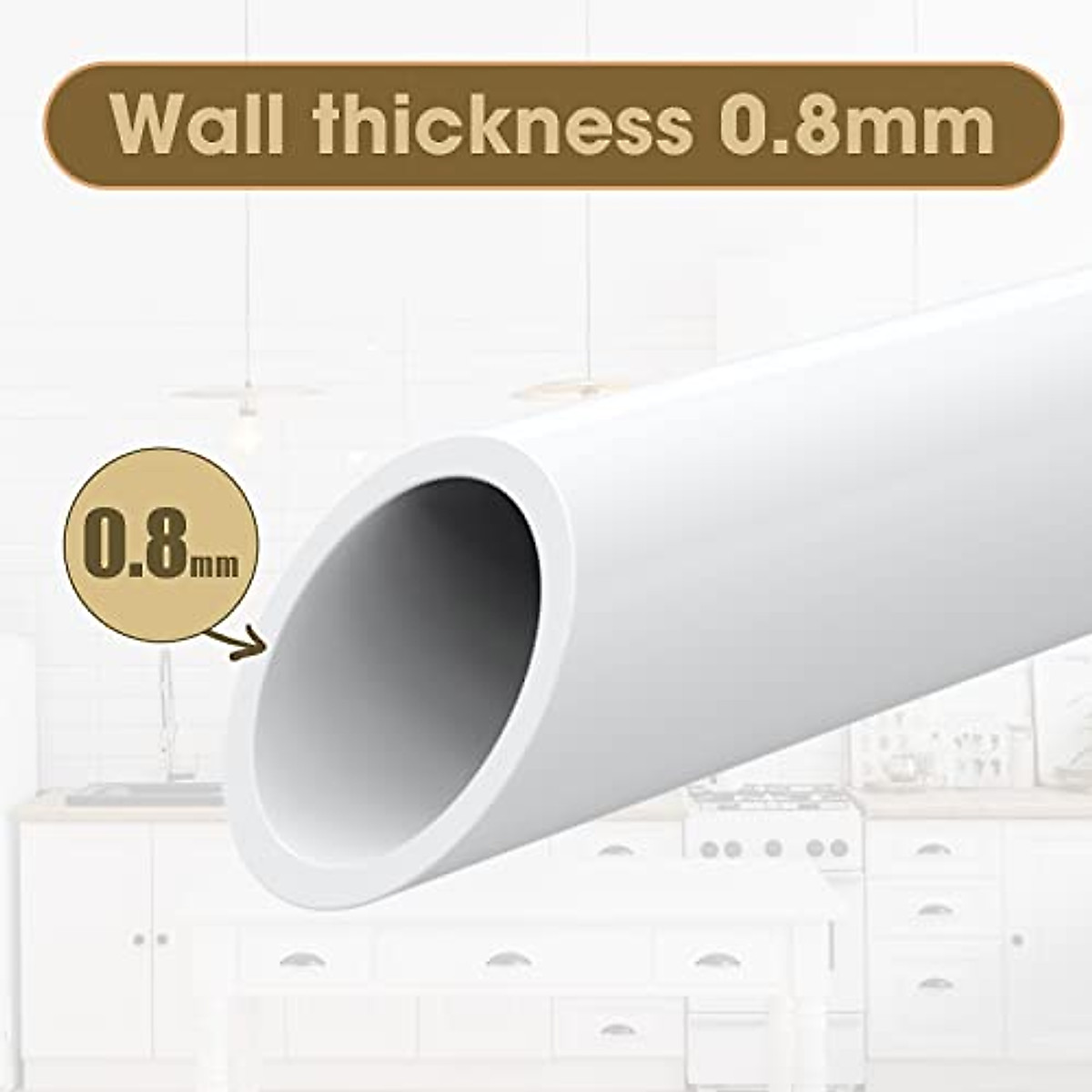 JDGOU Paper Towel Holder Self Adhesive or Drilling,Paper Towel Holder Under Cabinet,Paper Towel Holder Wall Mount Waterproof and Rustproof,Perfect Kitchen Organization for Kitchen,Bathroom,Sink White