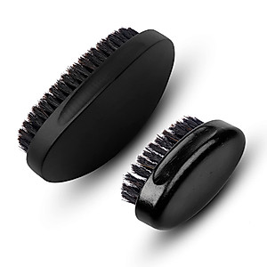 ZeiLaHao Beard Brush Kit, Boar Bristle Brush Gifts for Men Dad Boyfriend Husband, Beard Grooming Kit with Native Boar Bristle Hair, Beech and Rubberwood Handle Ergonomic Design Relieves Beard Itch