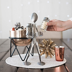 Forked Up Art S01 Spoon Salt and Pepper Stand Table Topper