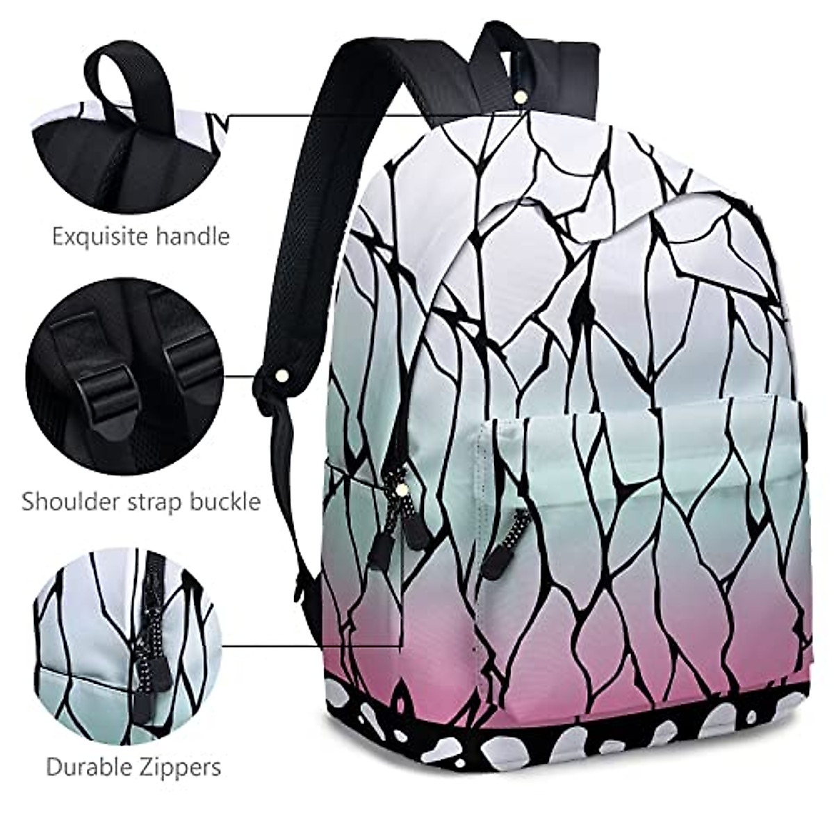 AidiTrend Kochou Shinobu Anime School & Travel Bag