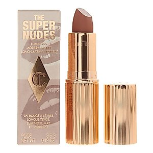 Charlotte Tilbury Super Nudes Matte Revolution Nude Peach Lipstick in Catwalking