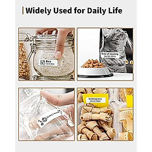 Phomemo Label Printer, D30 Mini Label Maker Machine with Tape, Phone Label Makers,Bluetooth Connection,Home Office School Organization,Gift for Men,Woman (USB Rechargeable)-Pink