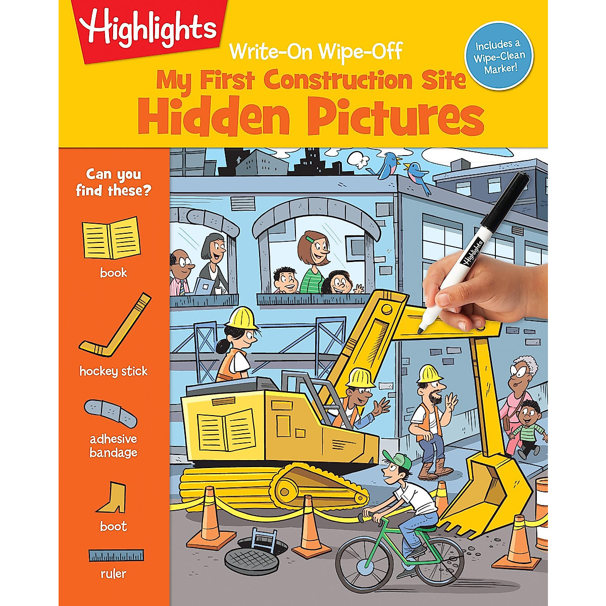 Write-On Wipe-Off My First Construction Site (Write-On Wipe-Off My First Activity Books)