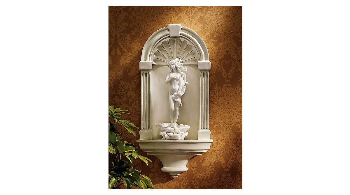 Design Toscano Classical European Style Wall Niche Display Shelf ...