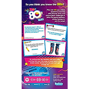 Buffalo Games Like Totally 80's - Pop Culture Trivia Game
