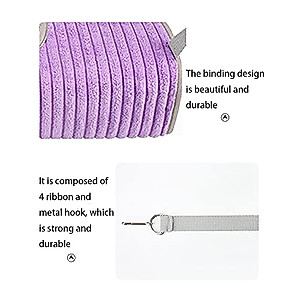 QIPINPU Ferret Hammock for Small Animals, Hanging Tunnel Tube Rat Toy (Purple)