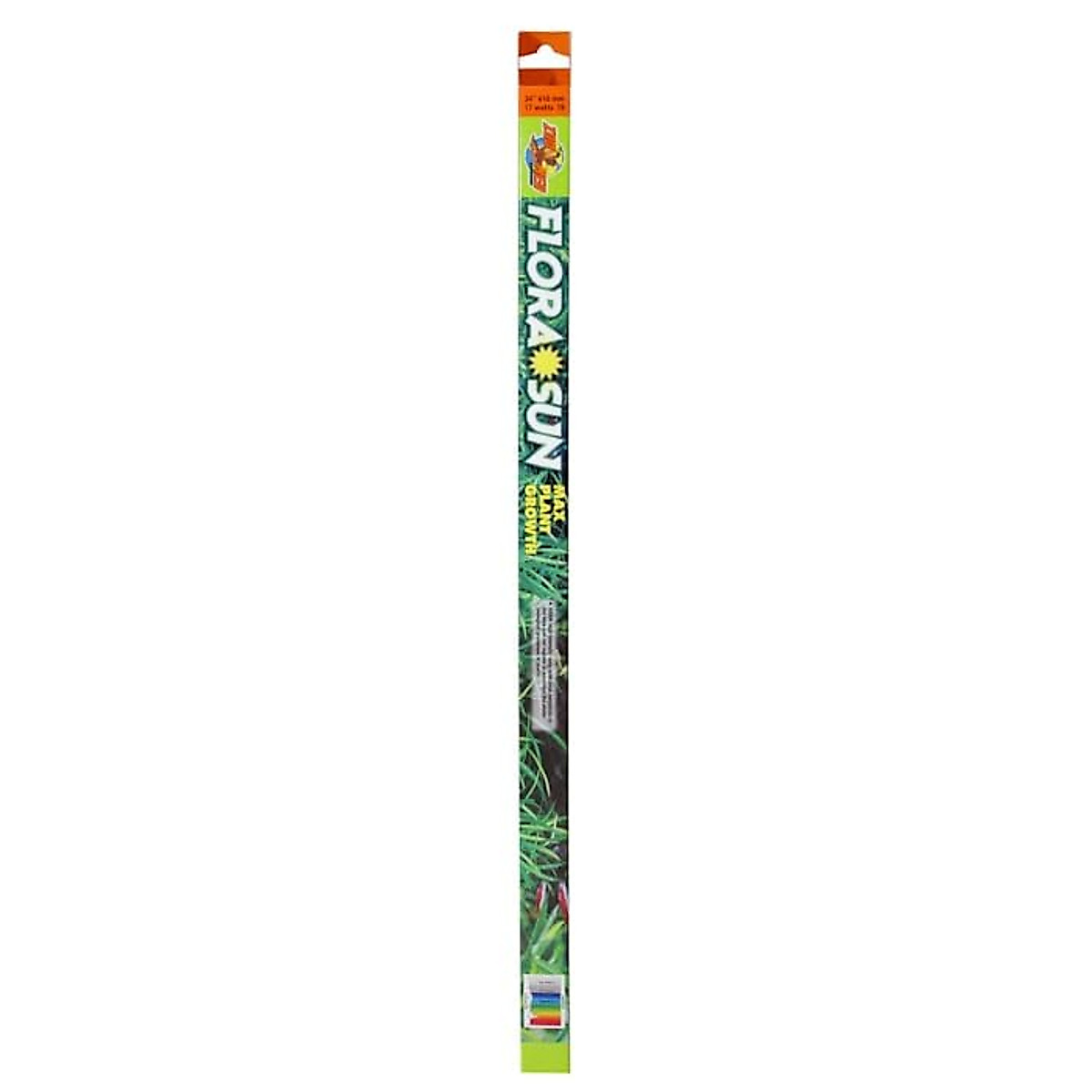 Zoo Med T-8 Flora Sun Max Plant Growth Fluorescent Bulb, 24" L, 17 Watts