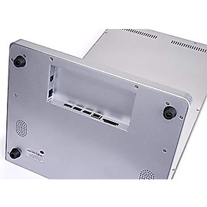 Displays2go Touch Screen Countertop Stand, 10pt PCAP Touch, Media Player - Black (DGCTATCH21)