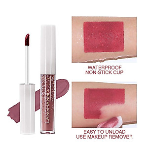 WAQIA 24Pcs Matte Liquid Lipstick Set Waterproof Lip Gloss Kit Long Lasting Lipgloss Kit