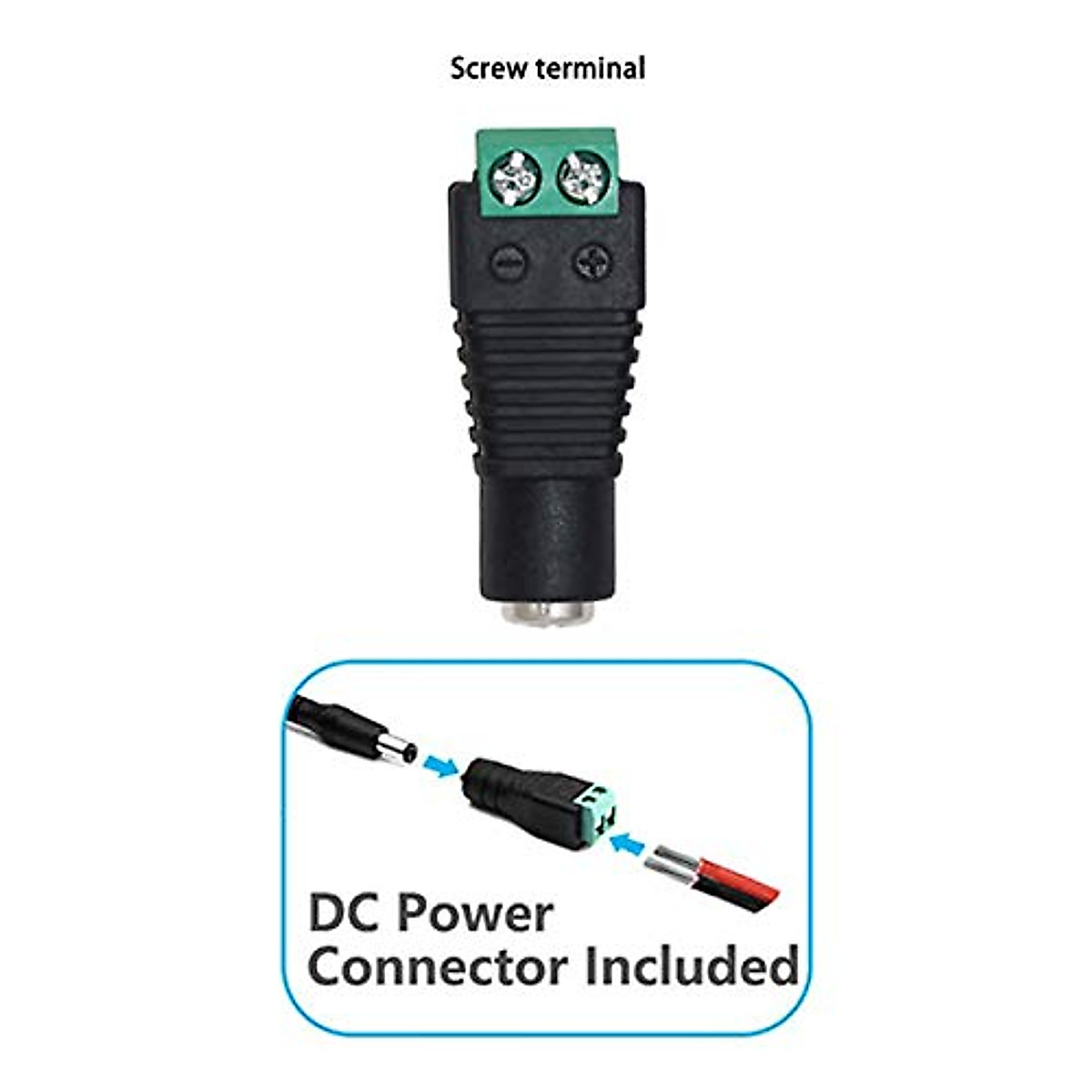 FEIYIU DC 5V 3A Power Supply Adapter Converter for WS2812B WS2811 WS2801 SK6812 LED Pixel Strip Light CCTV Camera Security System