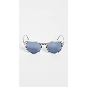 Oliver Peoples Eyewear Men's Forman LA Polarized Sunglasses, Workman Grey/Blue Polar, One Size
