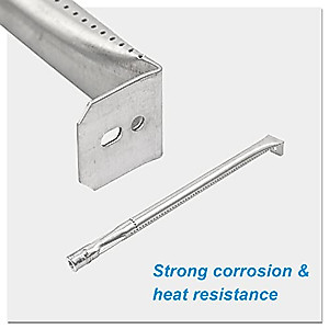 Derurizy Grill Burner Tubes for Napoleon Legend 485, LEX 485 605 730, Prestige 500, Mirage, LD485RB LD485RSIB, Stainless Steel Replacement Parts, 18 13/16", 4 Pack