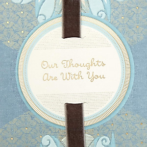 Hallmark Sympathy Card from All (Gold Foil Tapestry)