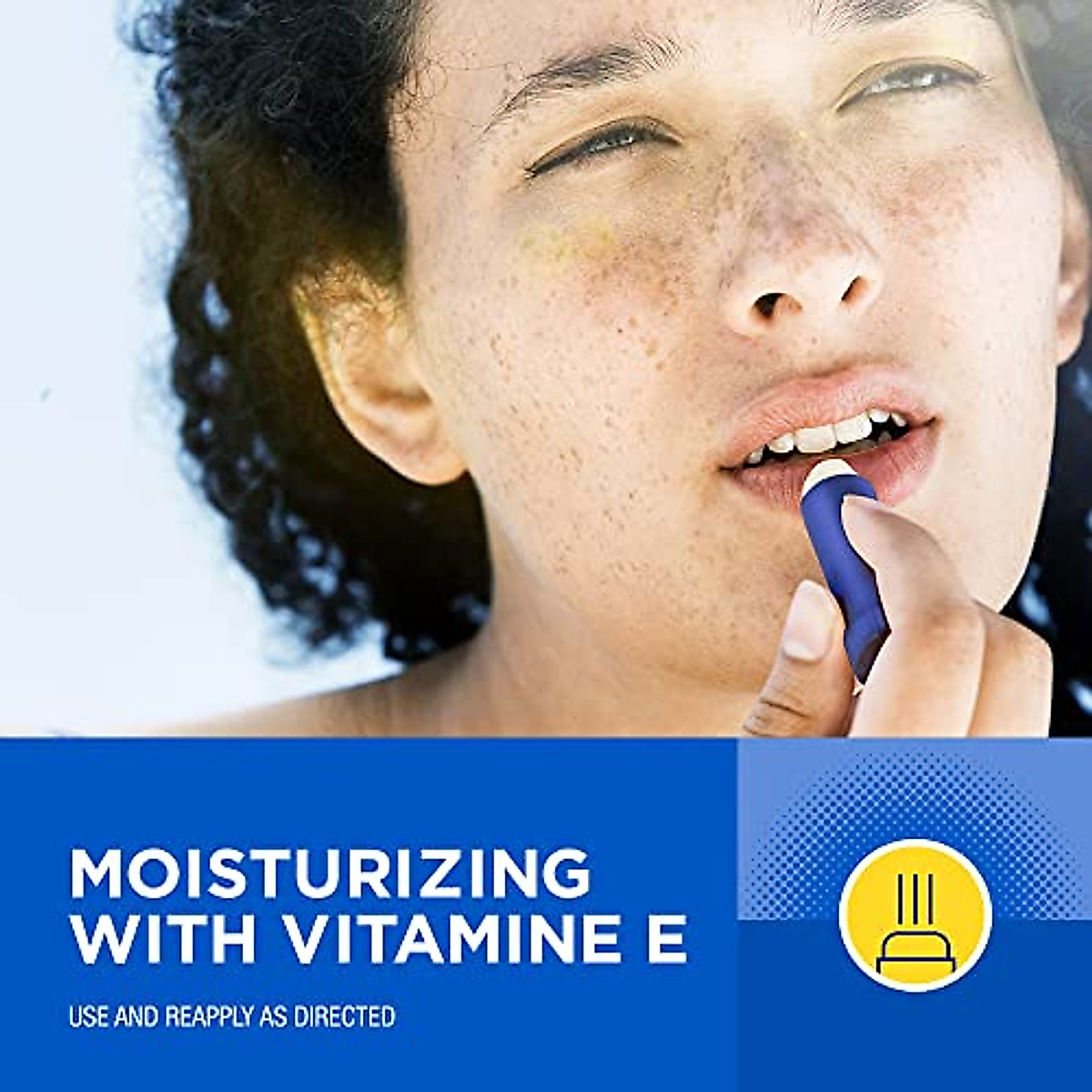 Coppertone SPORT Sunscreen Lip Balm, SPF 50 Sunscreen for Lips, Water Resistant Lip Sunscreen SPF 50, Skin Protectant, 0.13 Oz Tube