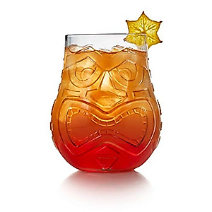 Libbey Tiki Split Tumbler Glasses, 15.75-ounce, Set of 4
