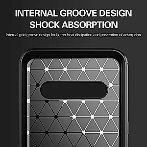 DONGDEAR for LG V60 ThinQ Case Slim,LG V60 Phone Case, Ultra [Slim Thin] Flexible TPU Scratch Resistant Rubber Soft Skin Shockproof Protective Cases Cover for LG V60 ThinQ (Brushed Black)