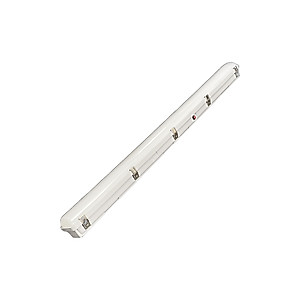 4FT LED Vapor Tight 50W W/Emergency Battery, 3X Wattage and 3CCT 3500K-4000K-5000K Tunable 6000LM 120-277V