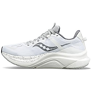 Saucony womens Tempus Sneaker, White/Black, 11.5 US