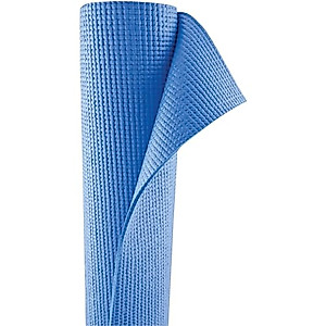 Gofit GFYOGA GF Yoga Mat w/Yoga Position Poster, Blue