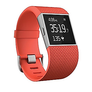 Fitbit Surge, Tangerine, Large