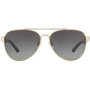 Tory Burch TY6070 Sunglasses 327111-57 -, Lt Grey Gradient TY6070-327111-57