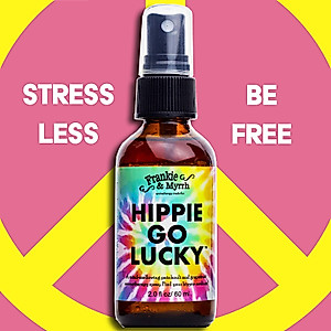 Frankie & Myrrh 2-Pack Room Spray: Truly Patchouli & Hippie Go Lucky. Natural Light Perfume/Cologne for Relaxation and Energy Aromatherapy