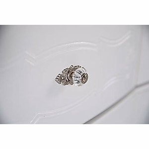 Signature Design by Ashley Exquisite Children's Glam Youth 6 Drawer Dresser, White