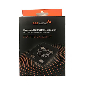 PLATINUM DELUX Special Bundle - CT500MX500SSD1 MX500 500GB 2.5" SSD + AAAwave Aluminum HDD/SSD Mounting Kit