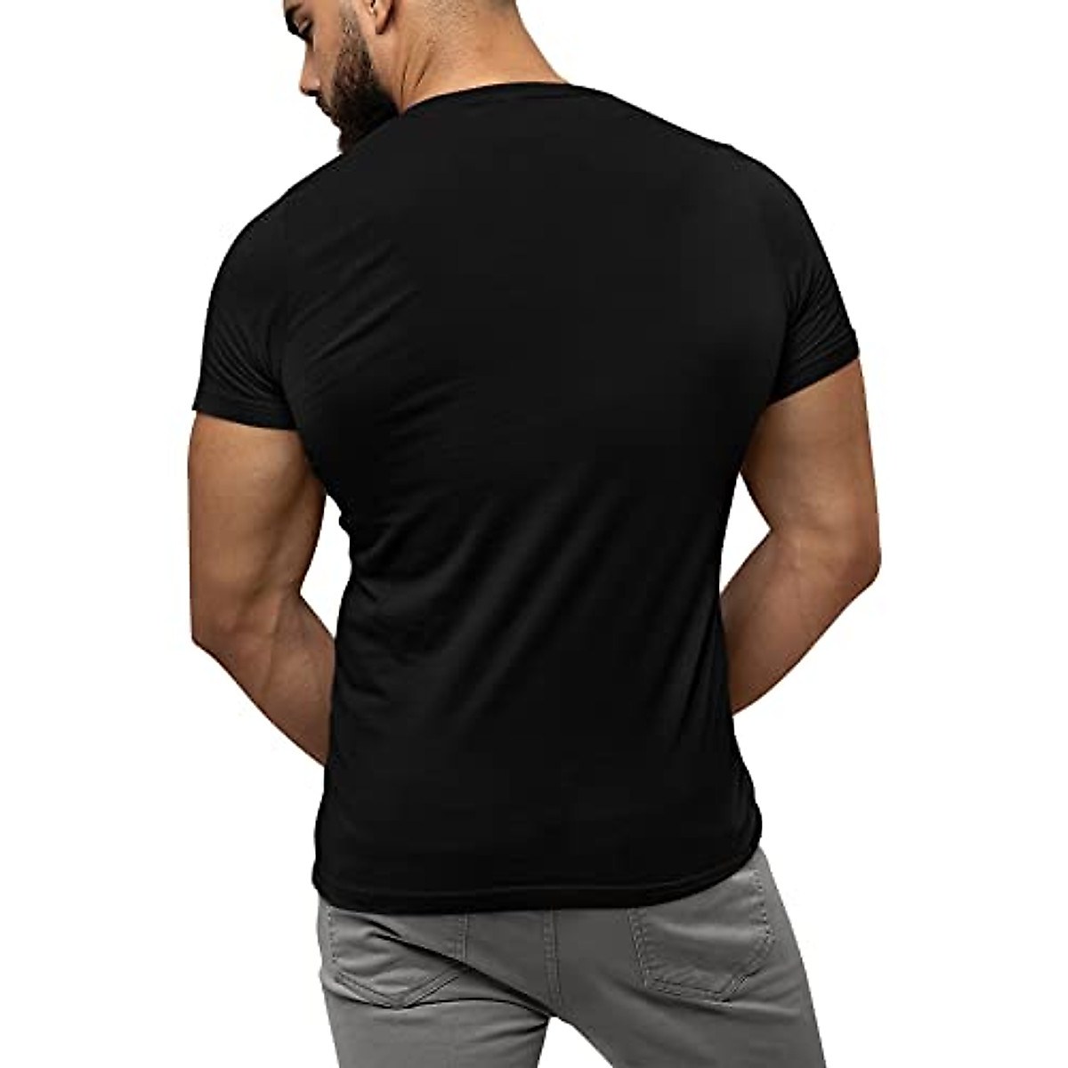 Ford Mustang T-Shirt by Detroit Rebels - Mens Vintage Classic car Tshirt Black Shirt