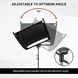 Glow ArcLight II Curved Light Reflector Kit, a Portable Photography Reflector for Studio, Photo, Video, Portrait with White Light Reflector, Gold Light Reflector, Silver White Reflector and Carry Bag