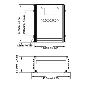 24V 48V MPPT Wind Solar Hybrid Controller Solar Wind Power Accessories, Universal LCD Energy Controller Wind 1000W Photovoltaic 1000W