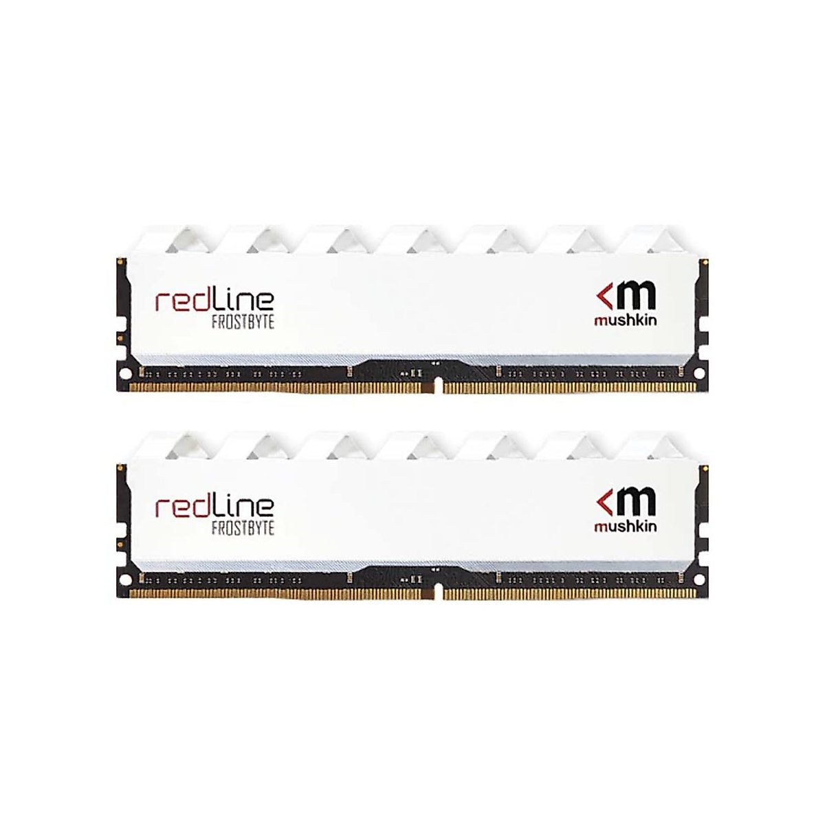 Mushkin Redline White - DDR4 UDIMM - 64GB (2x32GB) 3200MHz CL-14-288-pin1.4V Desktop Ram - Non-ECC - Dual Channel - FROSTBYTE Heatsink (MRD4U320EJJP32GX2)